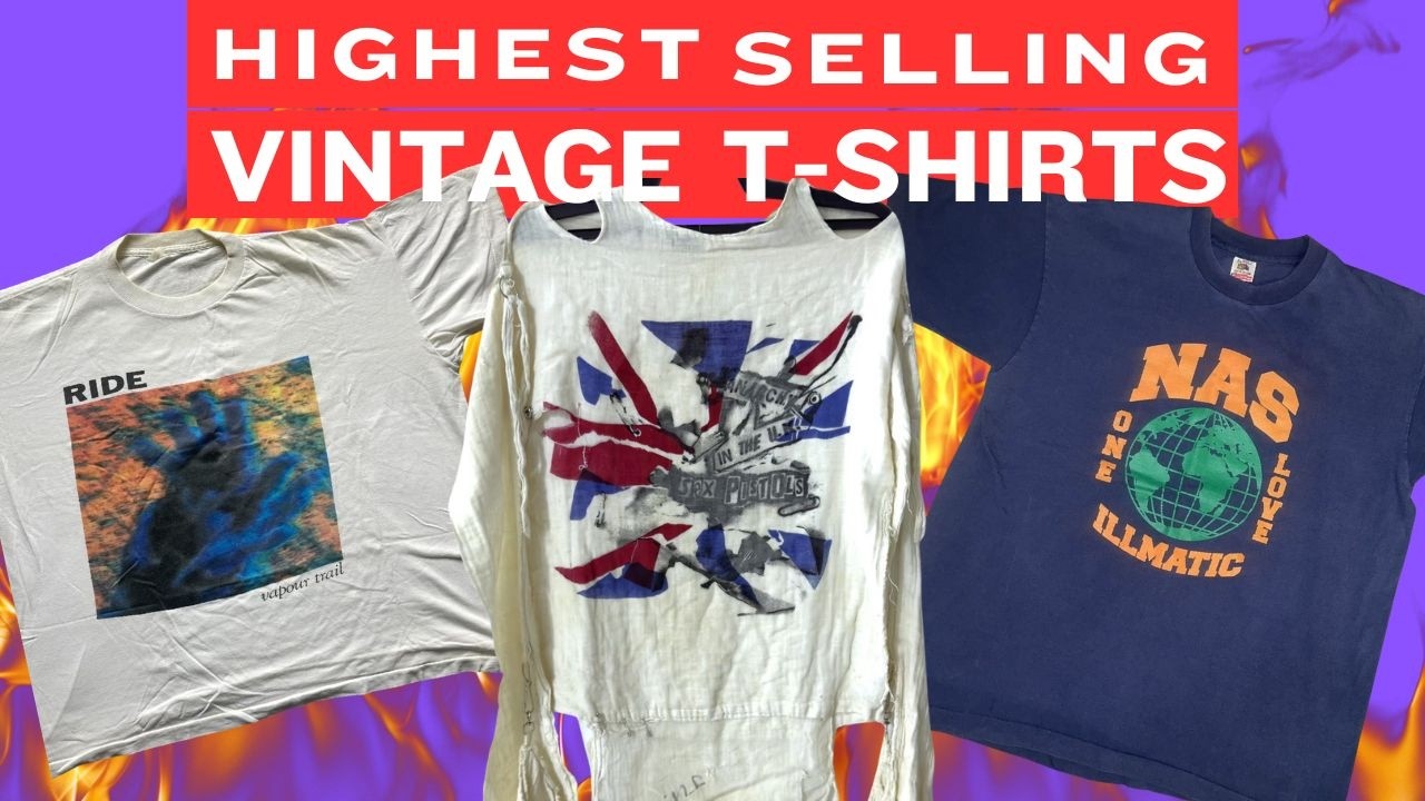 eBay's Most Expensive Highest-Selling Vintage T-Shirts 2025