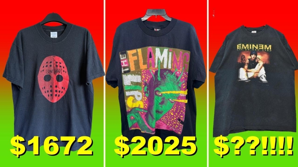 eBay's Most Expensive Highest-Selling Vintage T-Shirts 2025